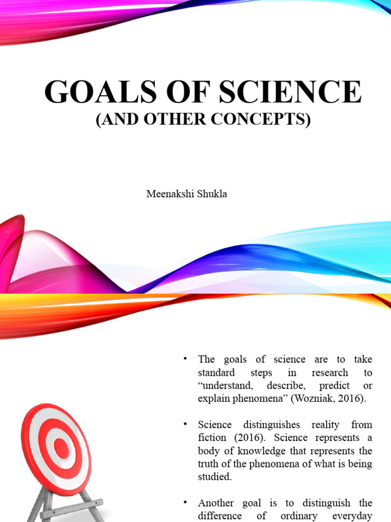 Goals of Science & Other Concepts | PDF | Deductive Reasoning | Science