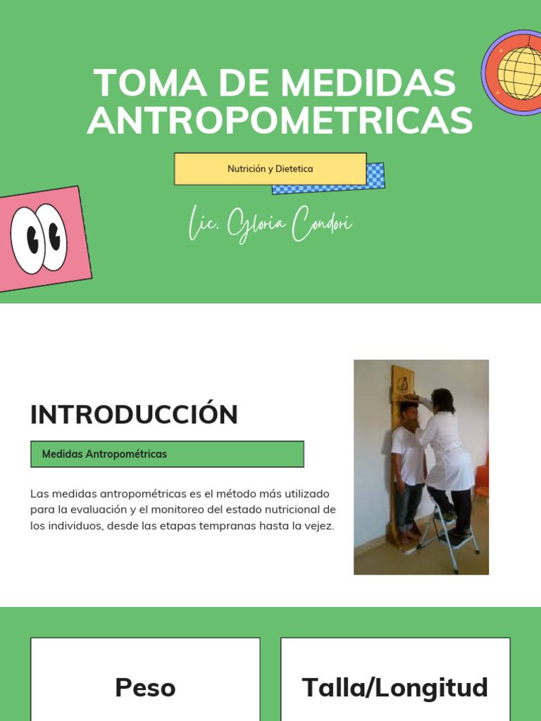 Toma de Medidas Antropometricas | PDF | Balanza | Calibración