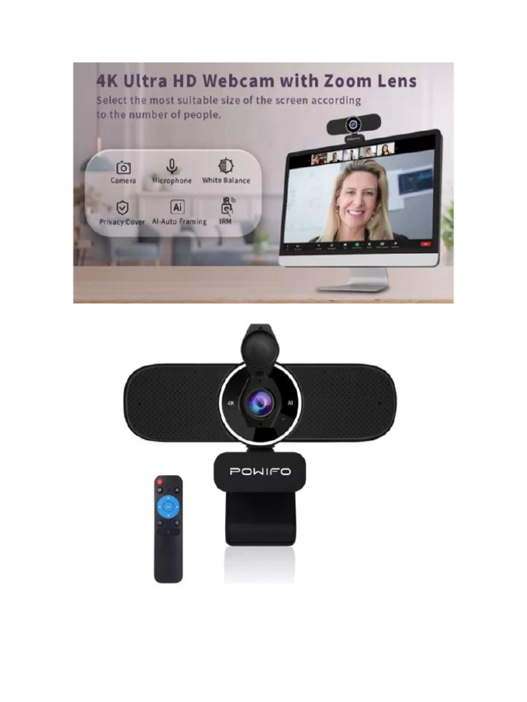 tecnical 4k powifo webcam | PDF