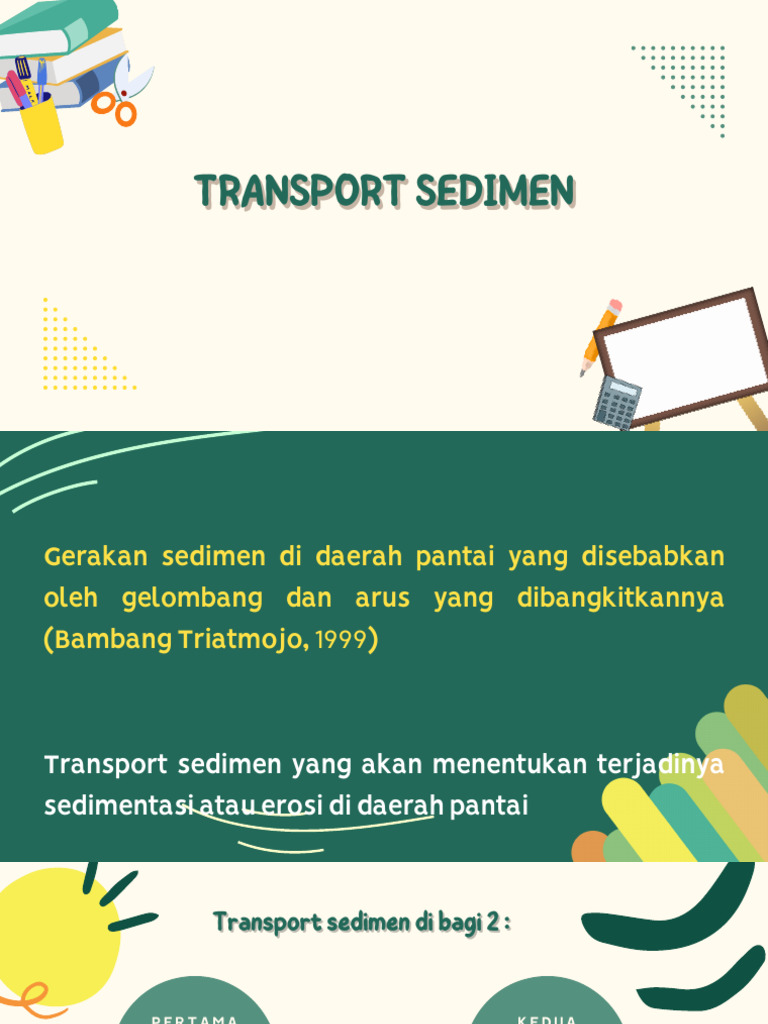 Mekanisme Transport Sedimen Pantai | PDF | Sains & Matematika