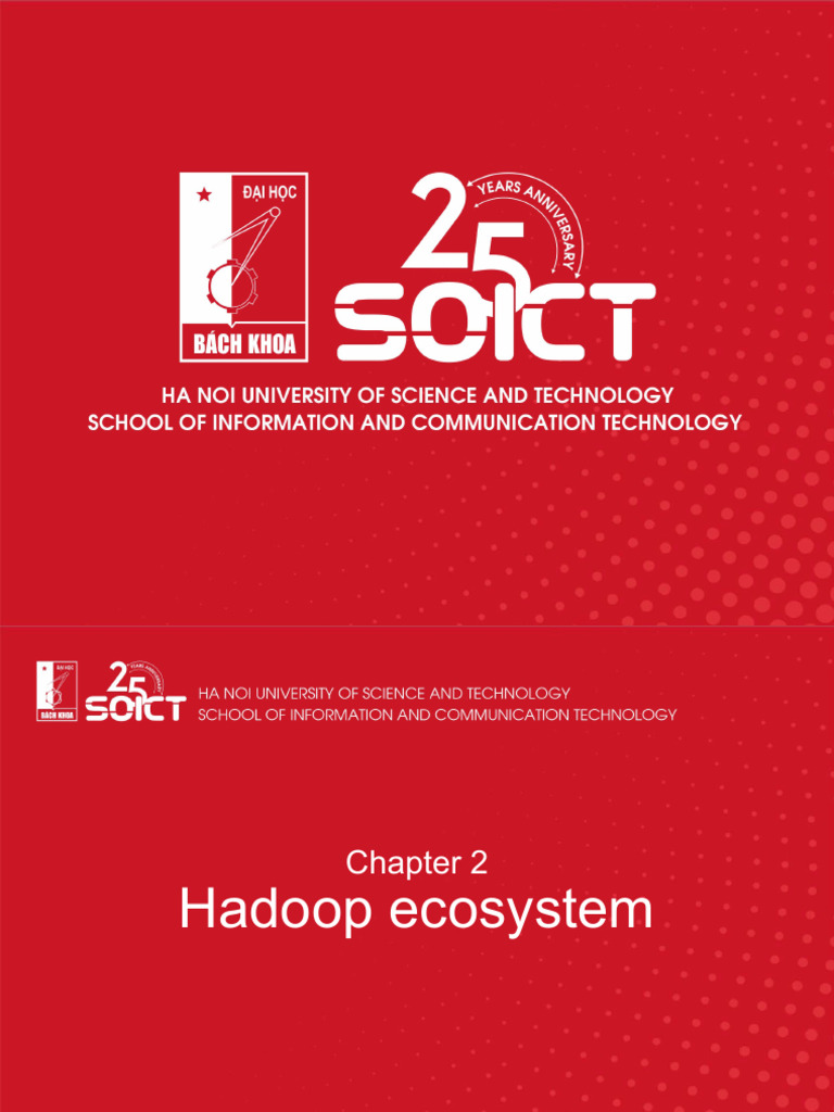 2 Hadoop Ecosystem | PDF | Apache Hadoop | Map Reduce