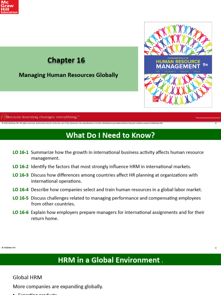 Global Human Resource Management Insights | PDF | Human Resource Management | Employment