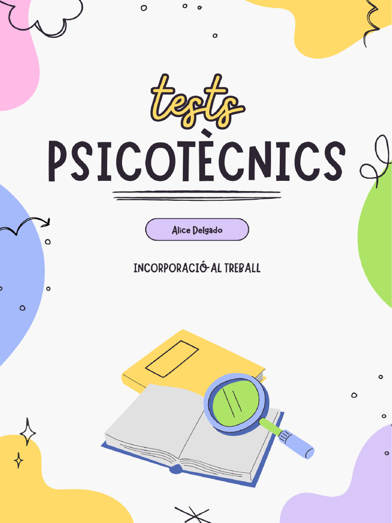 A8. Tests Psicotècnics Alice Delgado | PDF