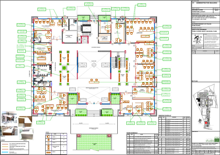 Administrative Building Layout Plan | PDF
