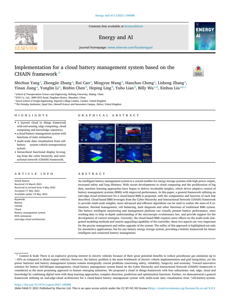 Cloud-Based Battery Management | PDF | Cloud Computing | Computing