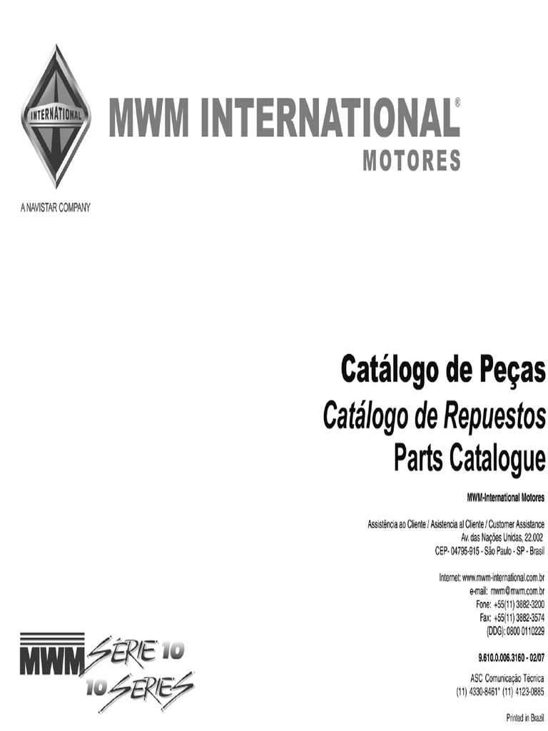 MWM 6.1 Turbo | PDF | Motores | Bomba