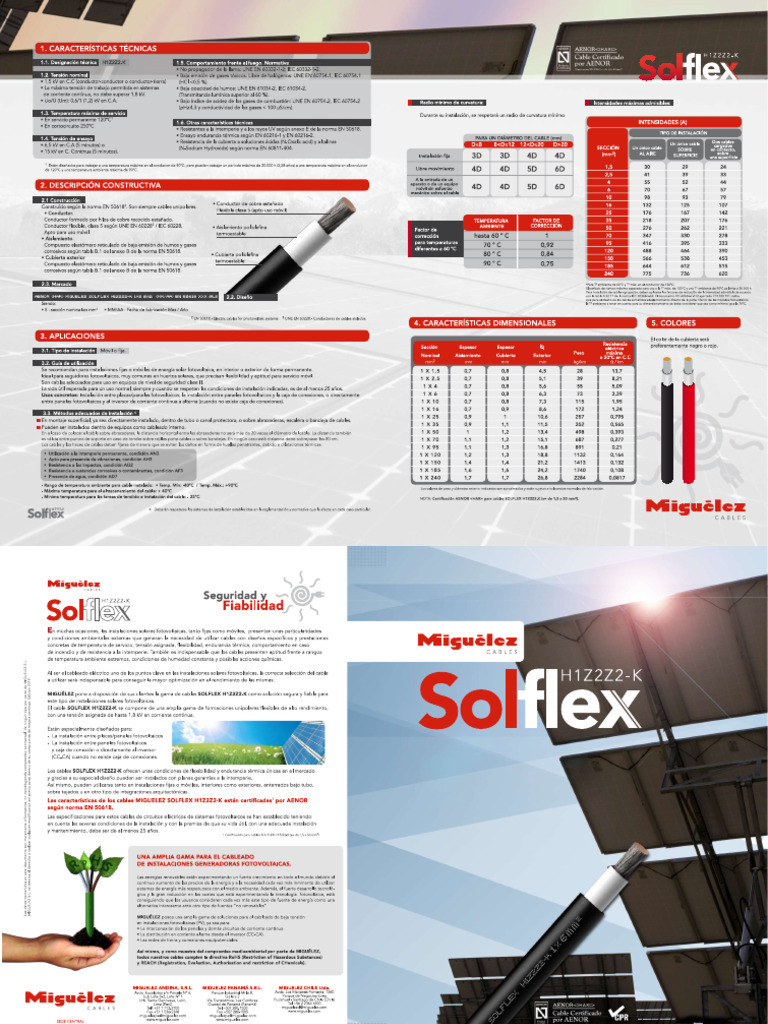 Ficha Tecnica Miguelez Solflex | PDF