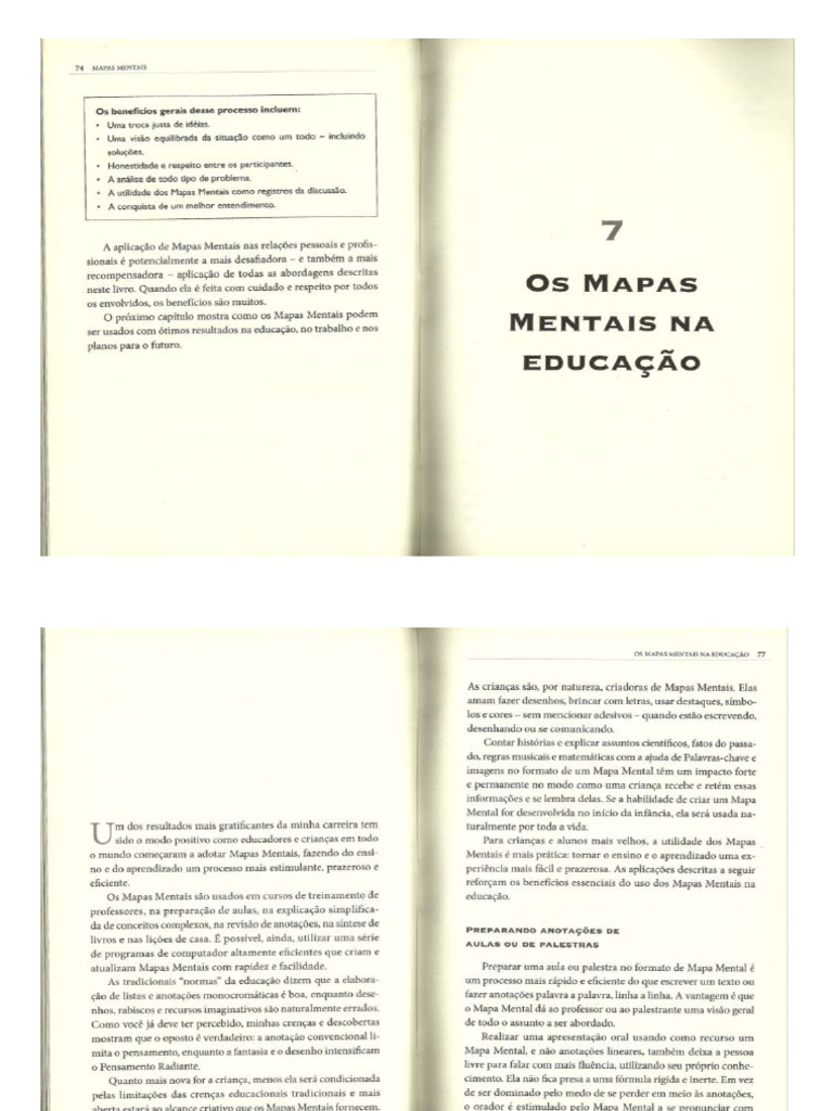 Mapas Mentais Tony Buzan Cap7 | PDF