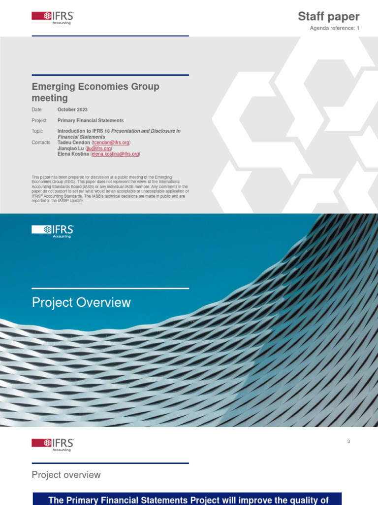 Ap 1 Primary Financial Statements October 2023 Eeg | PDF | Income | Expense