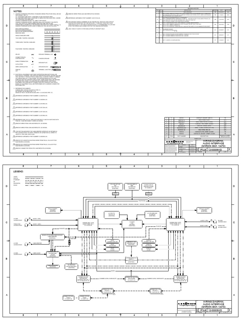 12-00009WD - F - Audio Interface (Garmin GMA 1347D) | PDF | Electrical ...