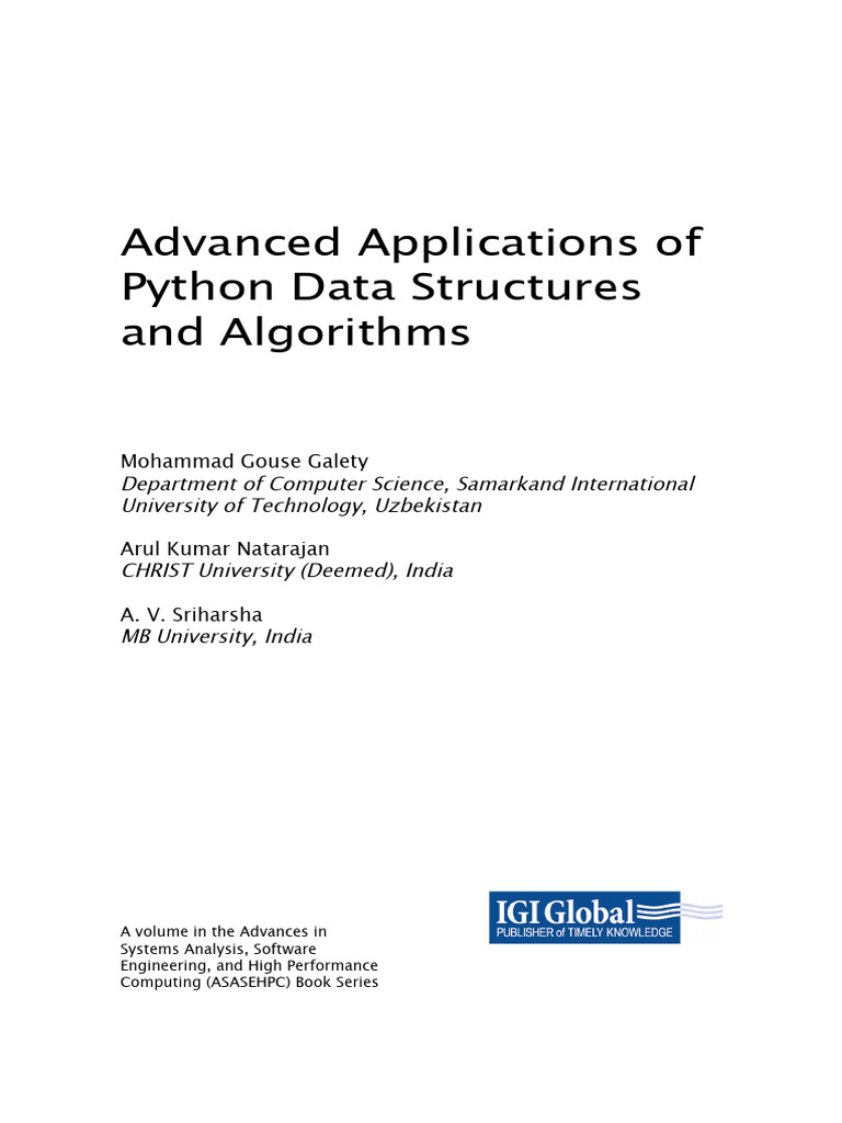 Advanced Applications of Python Data Structures and Algorithms | PDF | Queue (Abstract Data Type ...