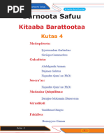 Afaan Oromoo Kutaa - 4ffaa | PDF