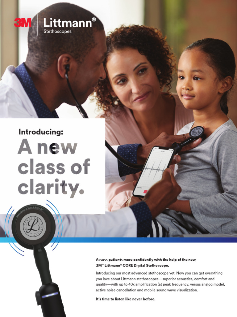 3m Littmann Core Digital Stethoscope | PDF | Electronics | Sound