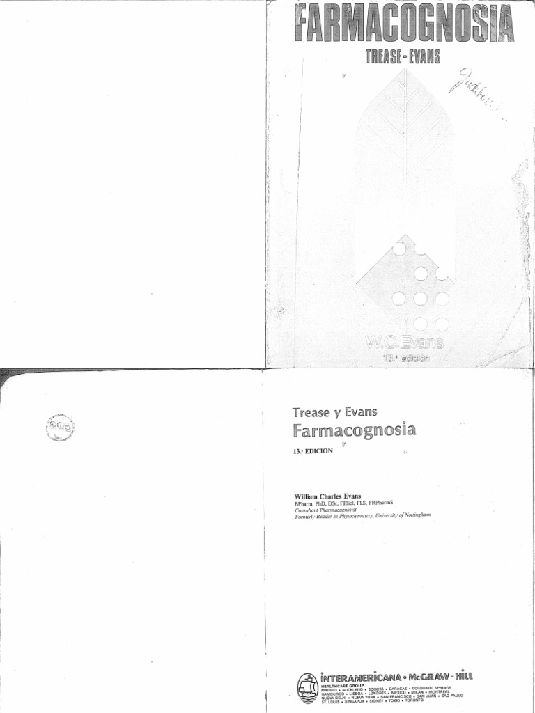Farmacognosia Trease - Evans | PDF
