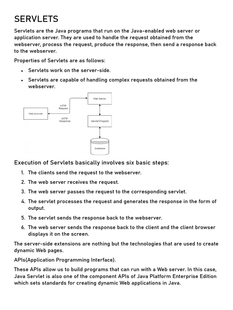 SERVLETS | PDF | Model–View–Controller | Web Server