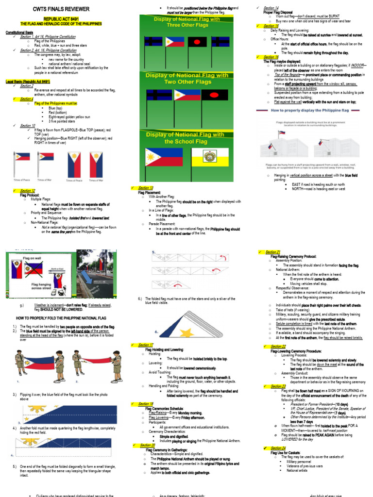 NSTP CWTS 12 Reviewer Notes #1 | PDF | Flag | Fires