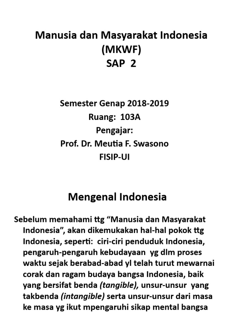 MMI - Pembentukan Indonesia | PDF