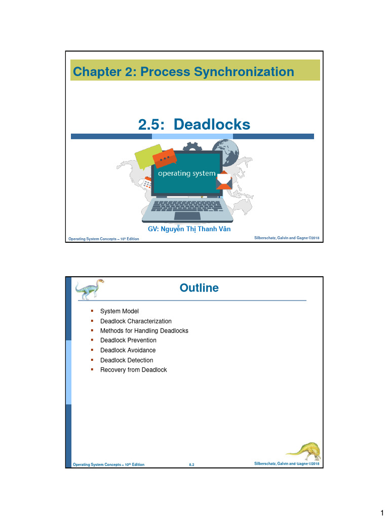 Ch02 5 Deadlock Pdf Concurrent Computing Computer Science