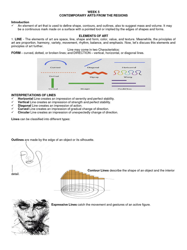 Elements and Principles of Art Explained | PDF | Shape | Color