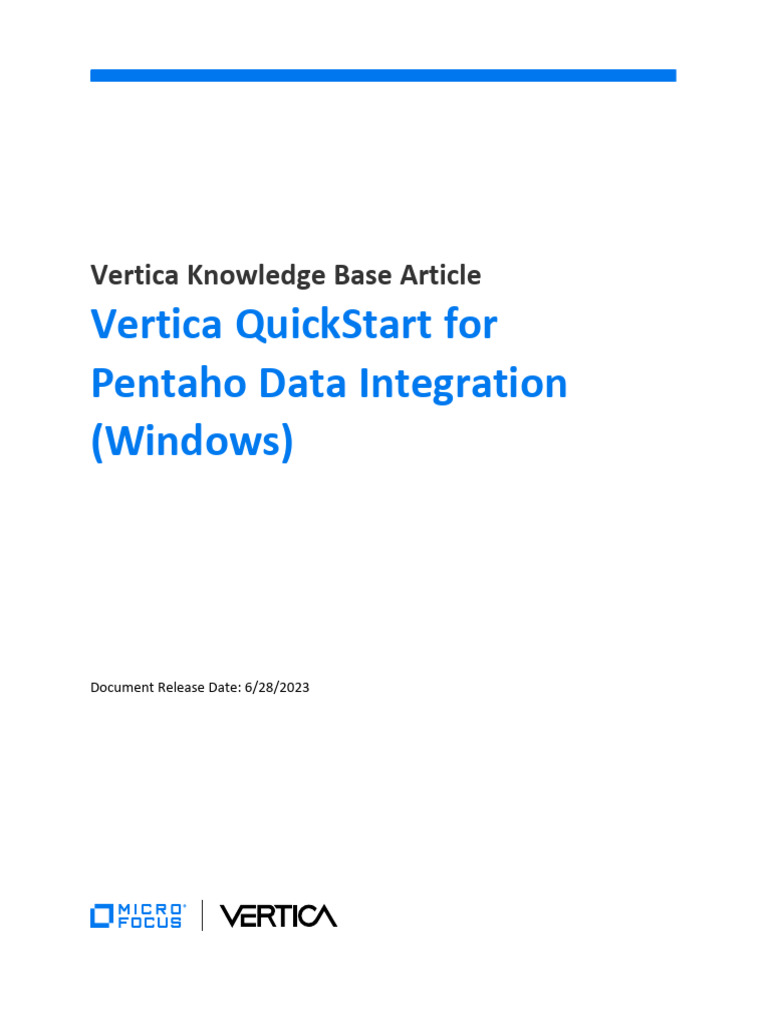 Pentaho Quickstart Windows Pdf Pdf Microsoft Windows Command Line Interface