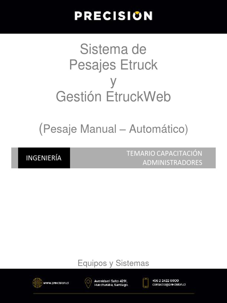ETRUCK 3.7 - Temario Capacitación | PDF | Camión | Servidor SQL de Microsoft