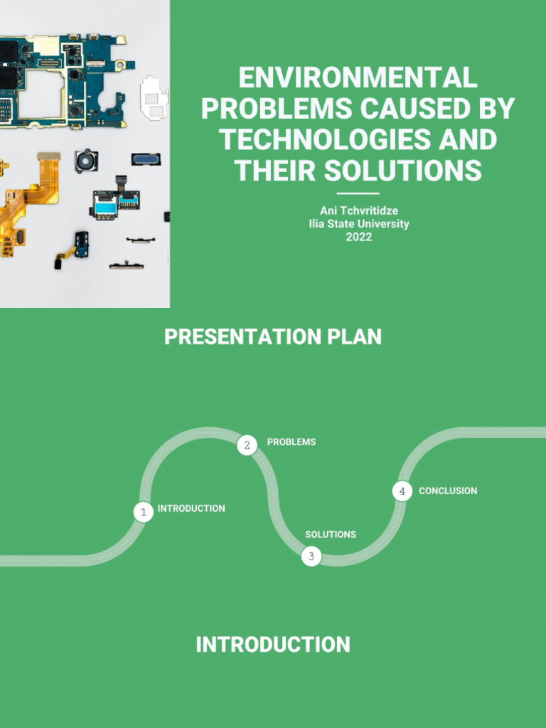 Environmental Problems Caused by Technologies and Their Solutions | PDF