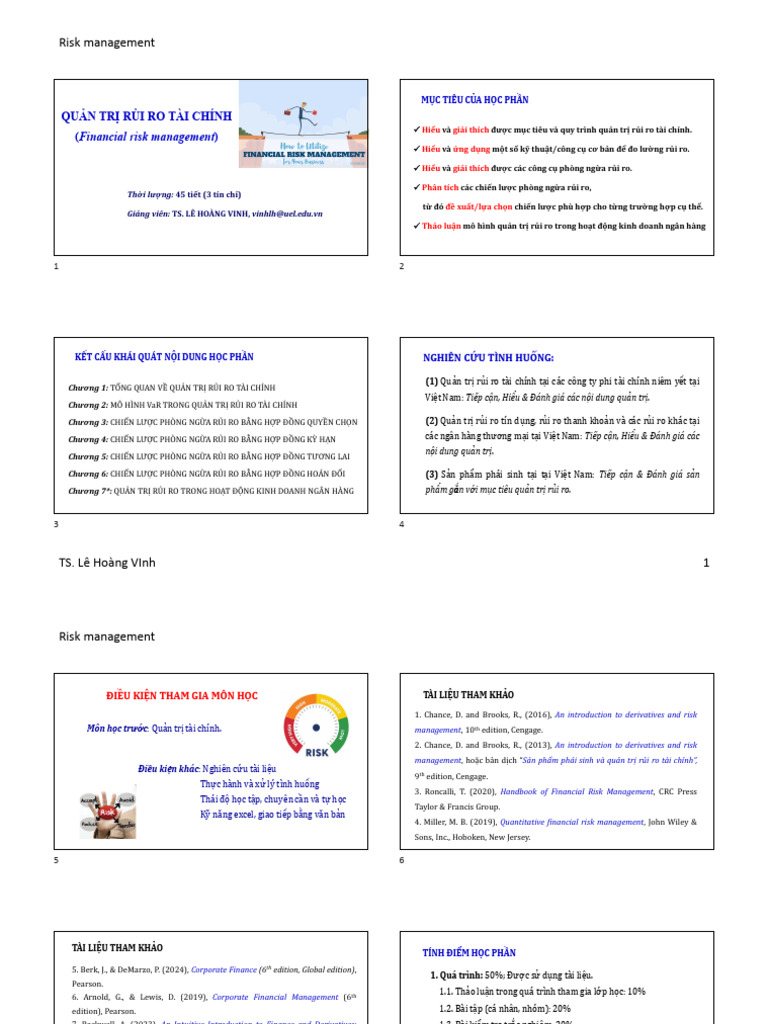 (Uel 2024) FRM - Chapter 0 | PDF