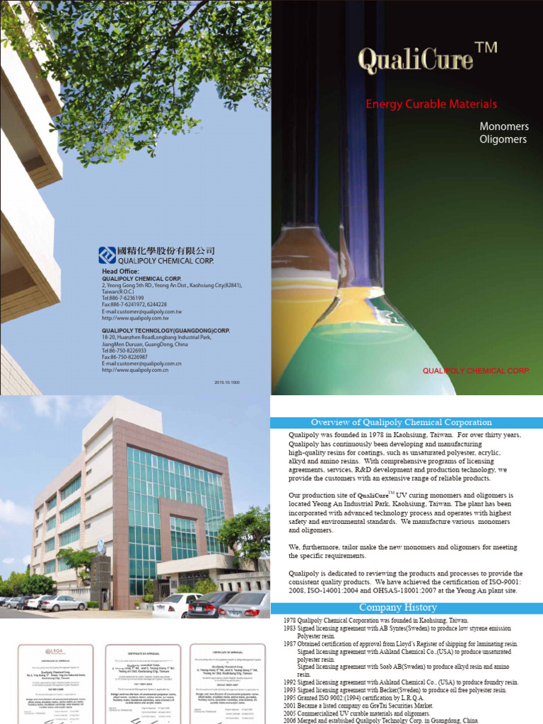 UV Catalogue 201510 | PDF | Epoxy | Materials