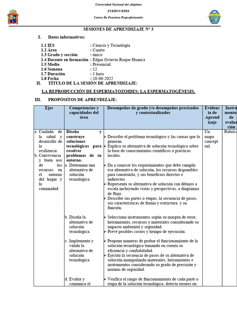 Sesion Diseña | PDF | Aprendizaje | Maestros