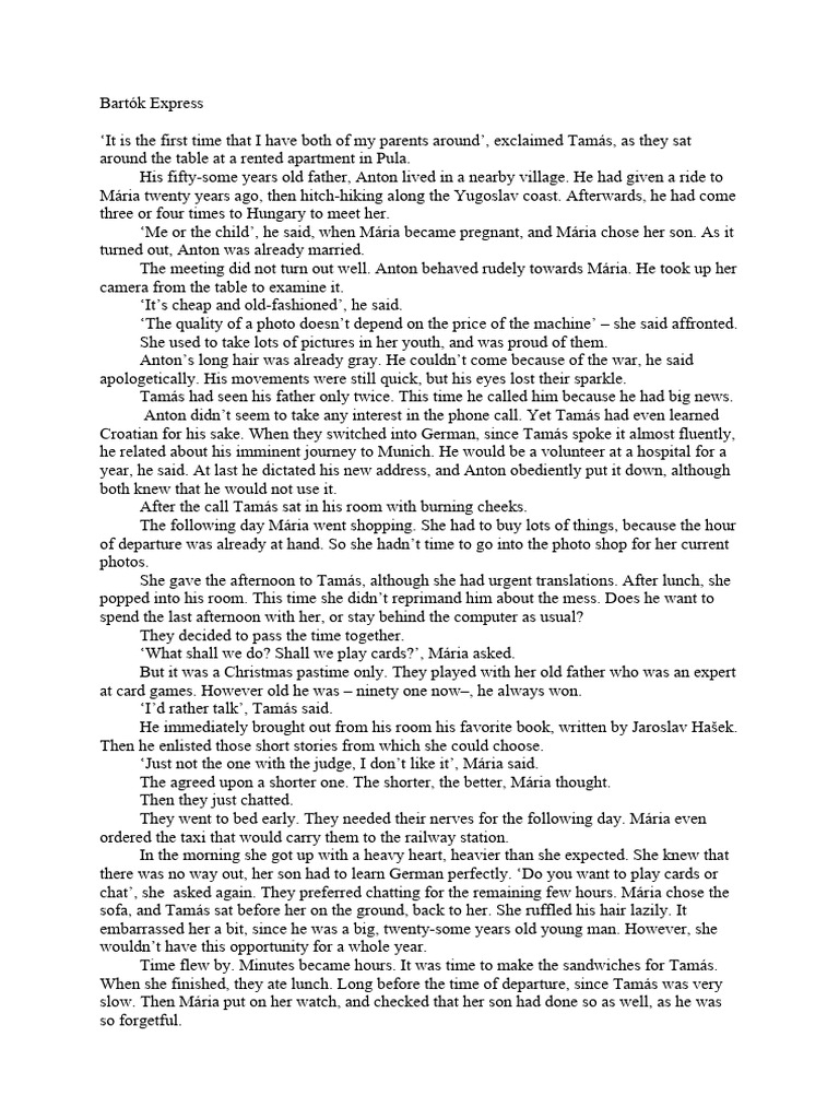 Bartók Express | PDF