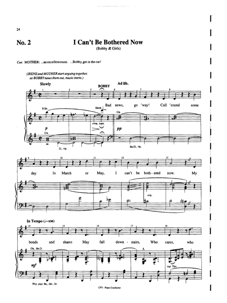 I Can't Be Bothered Now | PDF