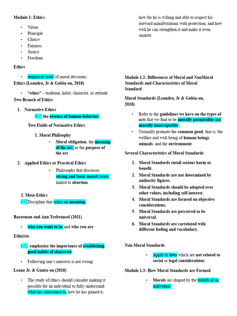 ETHICS-REVIEWER | PDF | Morality | Behavioural Sciences