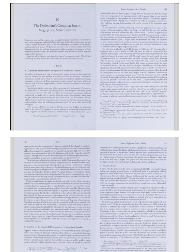 Chapter 10 - Foundations of Private Law | PDF
