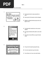 Kertas Soalan English Form 2 - Up1 2024 | PDF | Camera