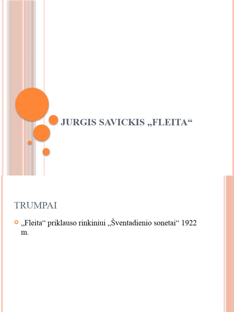 Jurgis Savickis Fleita | PDF