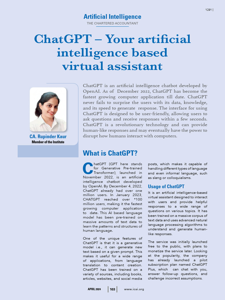 Chat GPT | PDF | Artificial Intelligence | Intelligence (AI) & Semantics