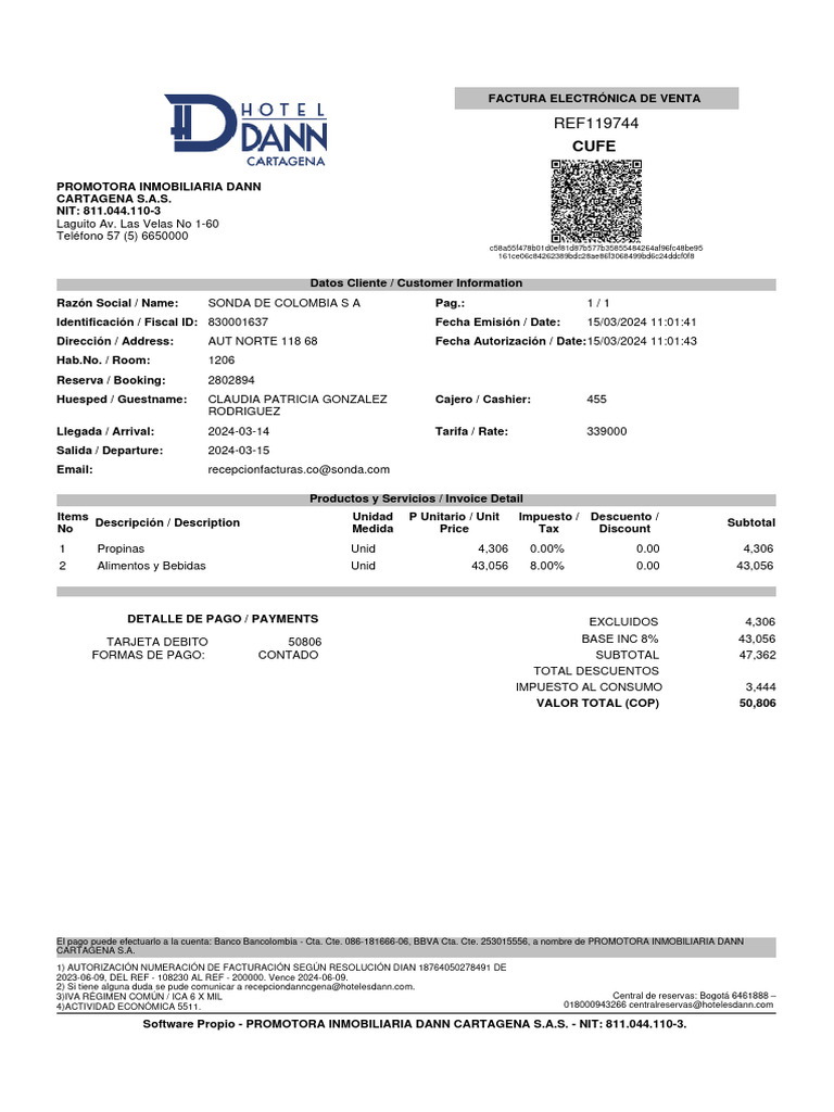 Factura De Serviciomodelo Factura Claro