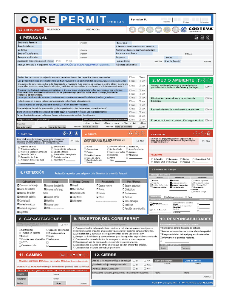 Formato Core Permit | PDF