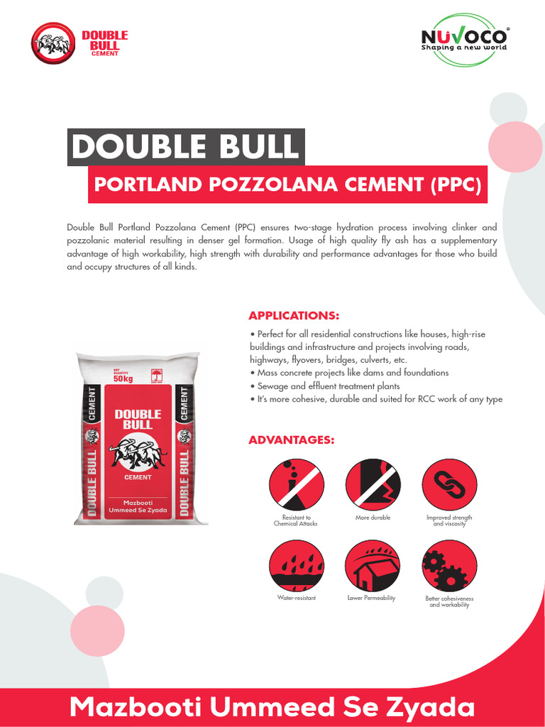 Product Brochure - PPC | Download Free PDF | Cement | Concrete