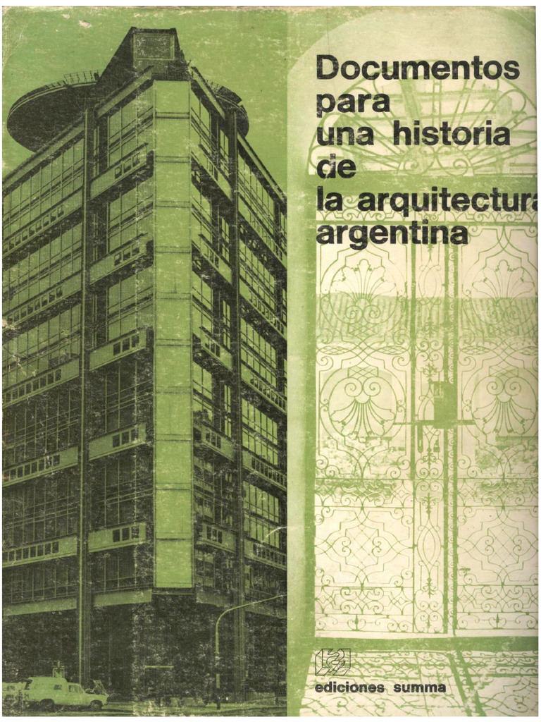 WAISMAN. Documentos para Una Historia de La Arquitectura Argentina | PDF