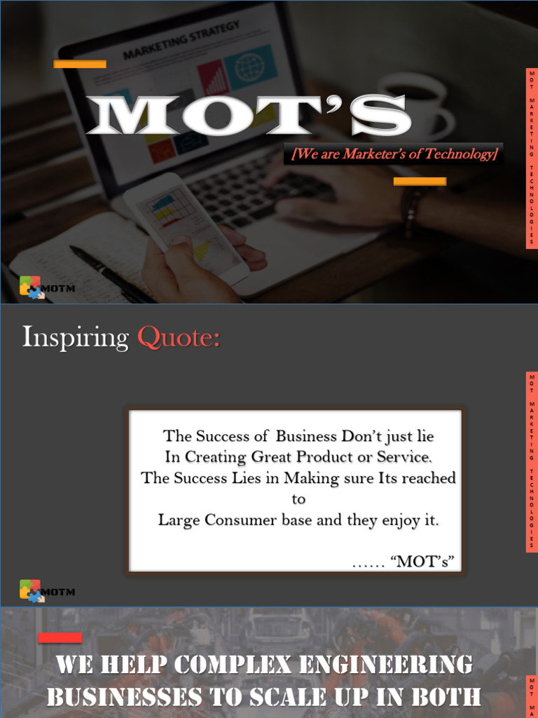MOTM Presentation | PDF | Small And Medium Sized Enterprises | Engineering