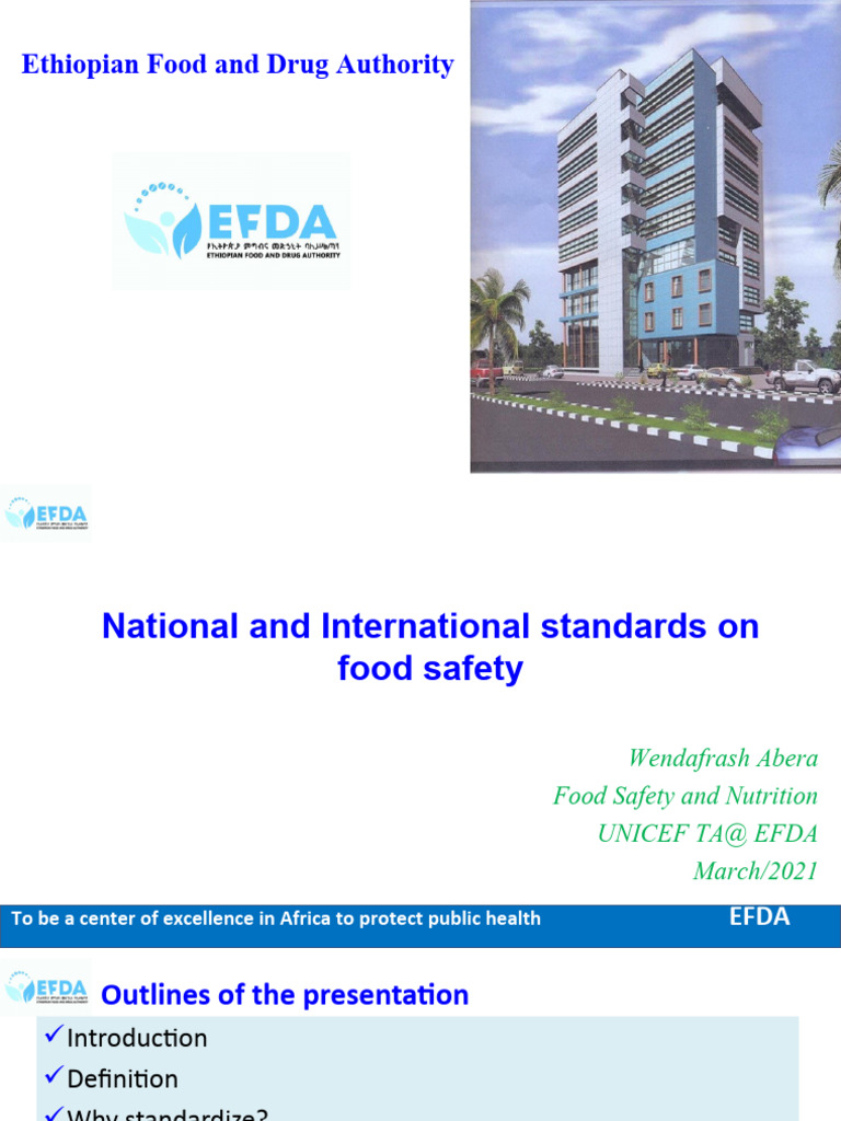 Food Safety Standards | PDF | Food Safety | Standardization