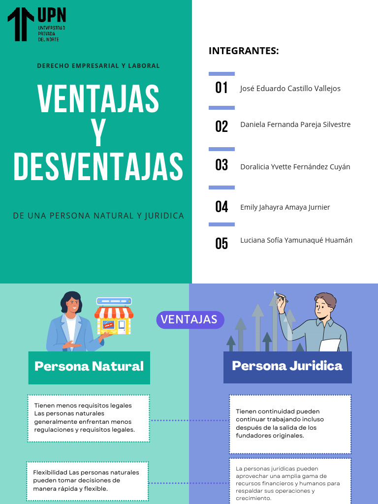 Ventajas y Desventajas de Persona Natural | PDF | Business | Economias