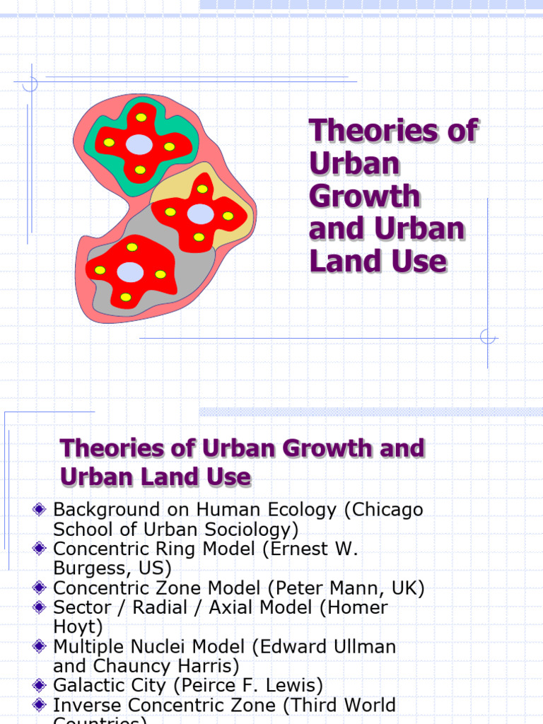 Urban Growth Theories and Models | PDF | Slum | Suburb