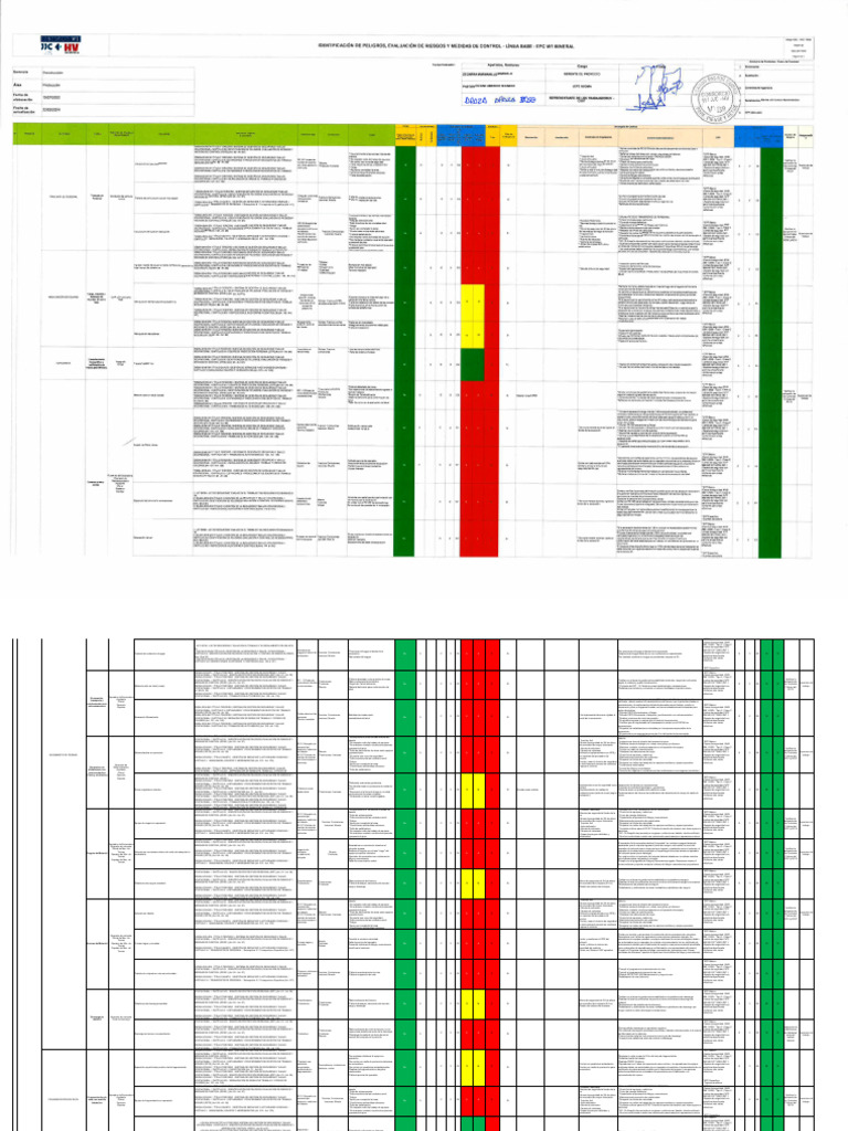 IPERC LB EPC W1 Mineral_Rev. 17 (Ejemplo Con Firmas en Primera y Ultima Hoja) | PDF