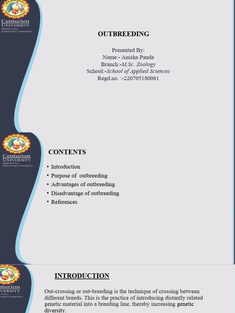 Outbreeding and Heterosis | PDF | Hybrid (Biology) | Biological Evolution