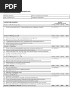 Genie 25S 35S Inspection Checklist | PDF
