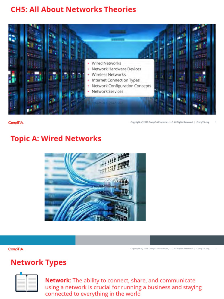 CompTIA A+ 220-1101 (Core 1) Module 2 | PDF | Internet Protocols ...