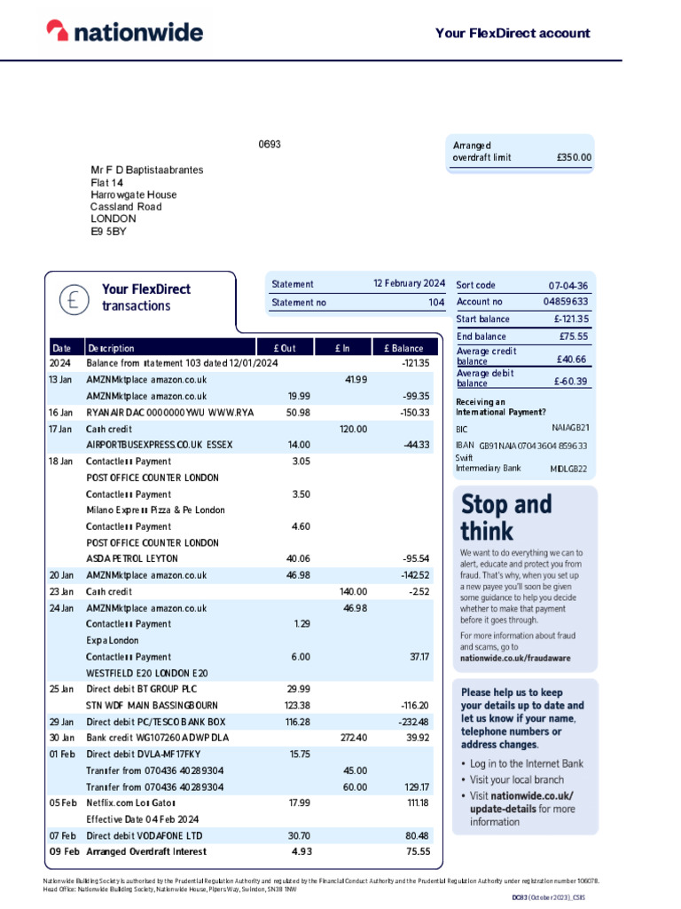 Unlocked | Download Free PDF | Overdraft | Cheque