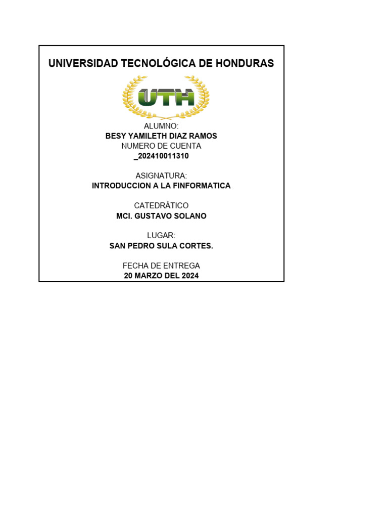 Tarea Informatica Besy Diaz 20 03 | PDF | Métodos y materiales de enseñanza